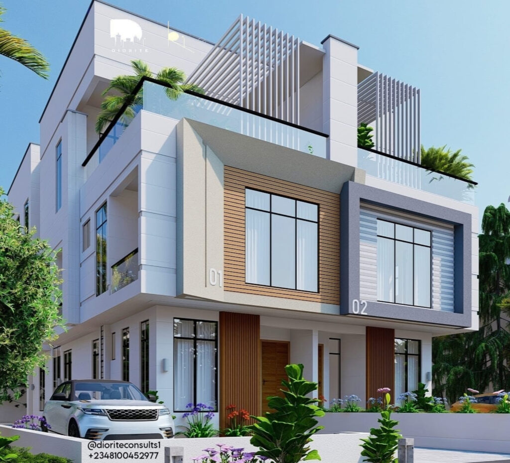 2 UNITS OF 4BEDROOM SEMIDETACHED DUPLEX; LAGOS RF NO; {422LBD}