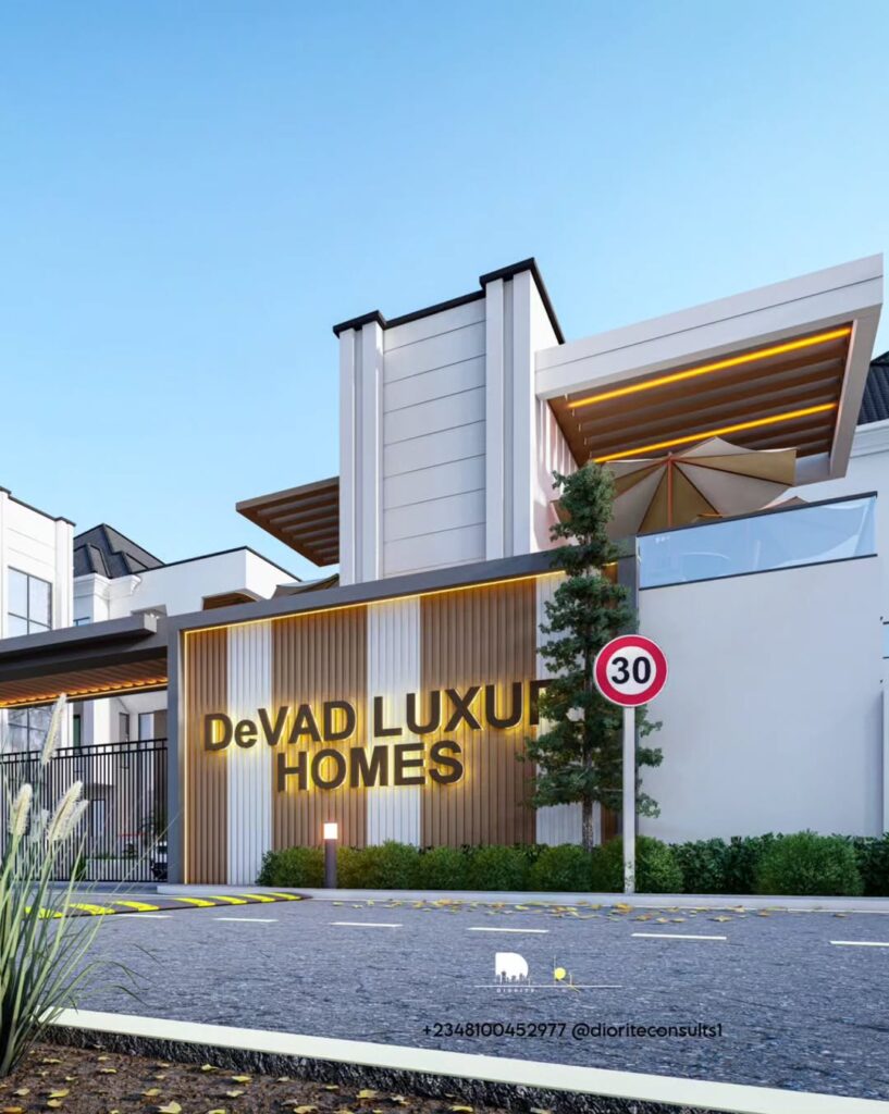 DeVAD LUXURY HOMES ABUJA RF NO; {8653BDA}