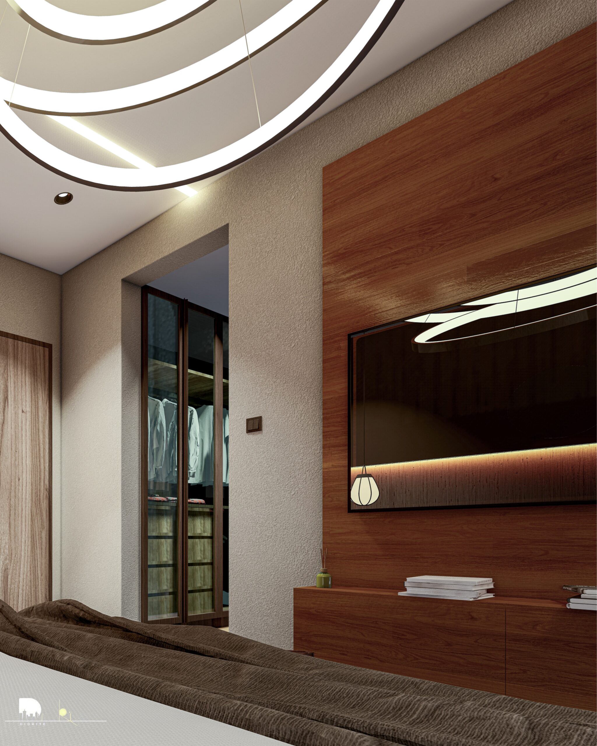 INTERIOR WORKS; AVERAGE SIZE BEDROOM RF NO; {BD004}