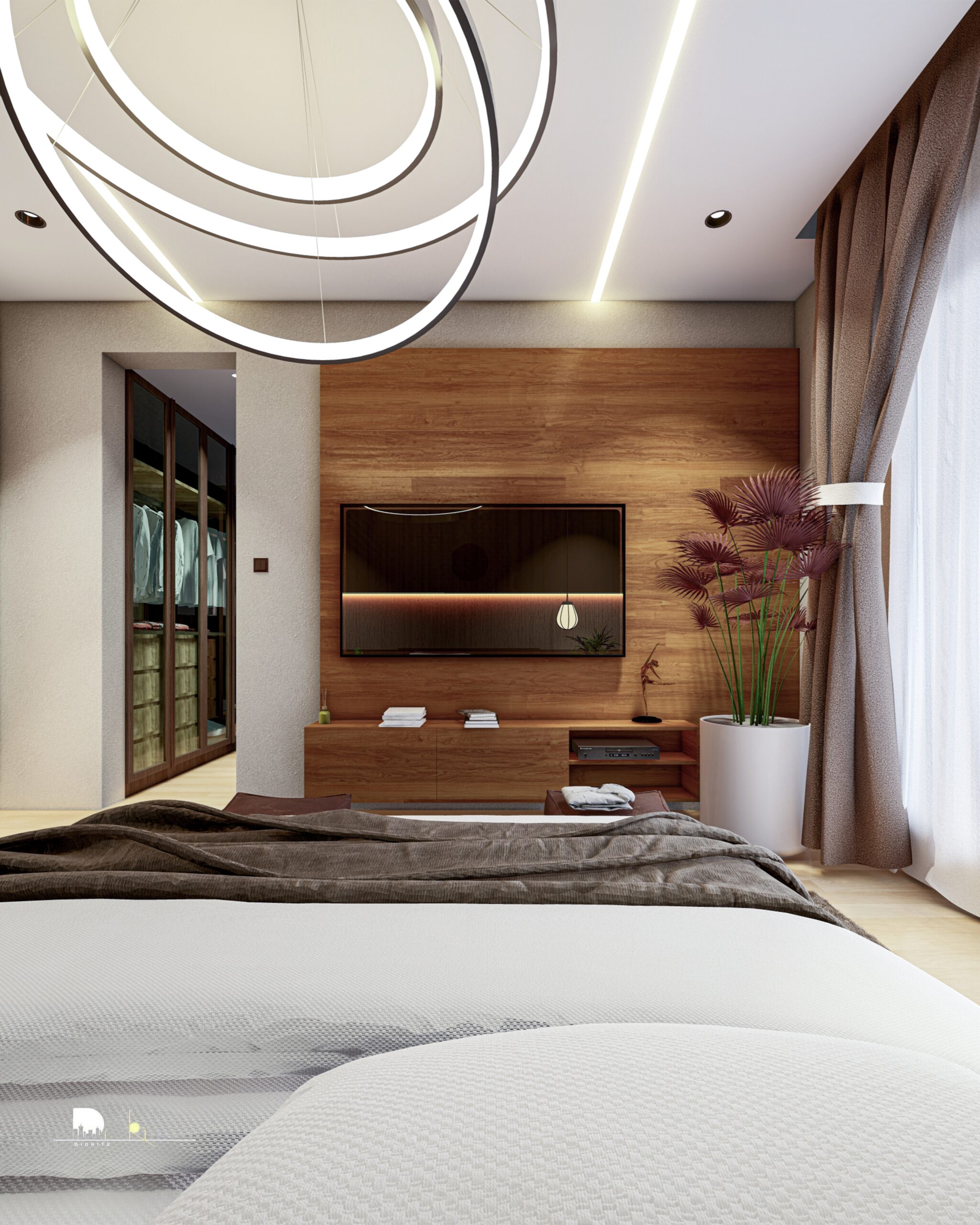 INTERIOR WORKS; AVERAGE SIZE BEDROOM RF NO; {BD004}