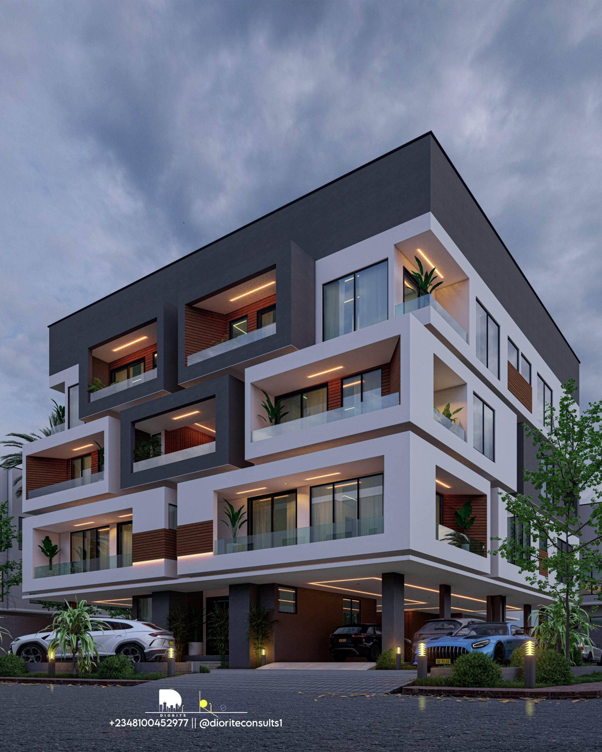 C.U.B.E 8UNITS APARTMENT LAGOS NIGERIA RF NO; {8420LBD}