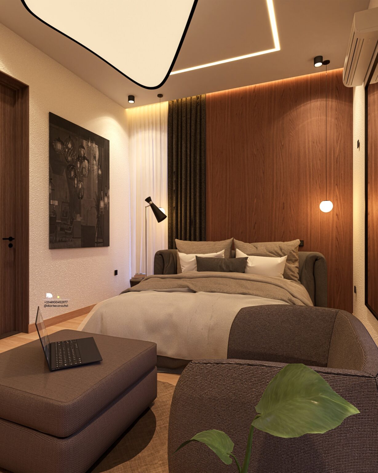 BEDROOM INTERIOR WORKS RF NO; {B045}