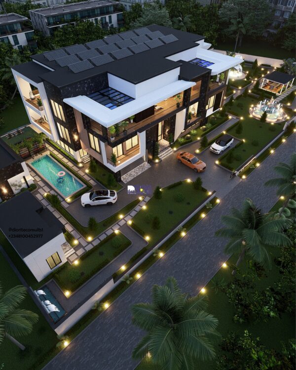 CONTEMPORARY STRUCTURE M’s EMERALD VILLA KIGALI RWANDA RF NO; {M6380BD}