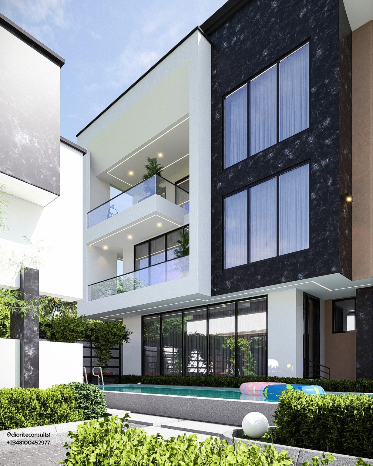 CONTEMPORARY STRUCTURE M’s EMERALD VILLA KIGALI RWANDA RF NO; {M6380BD}