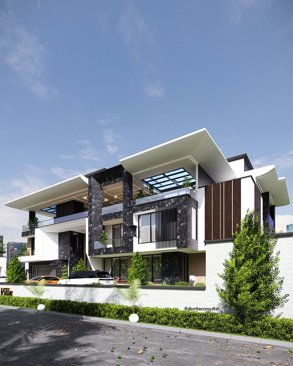CONTEMPORARY STRUCTURE M’s EMERALD VILLA KIGALI RWANDA RF NO; {M6380BD}